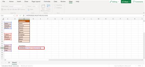 How To Combine Ranges Or Arrays In Excel Sheetaki