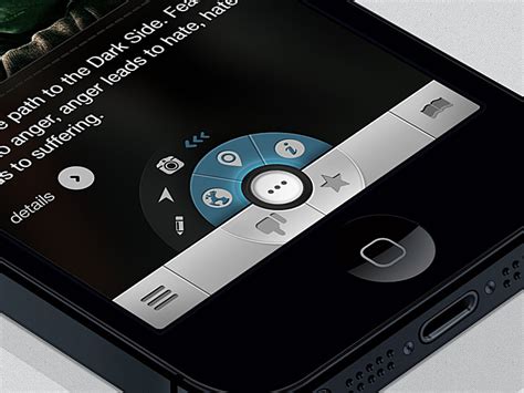 experimental iphone navigation by alex lupse on dribbble