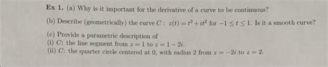 Solved Ex 1 A Why Is It Important For The Derivative Of A