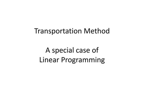 Transportation Method Pptx Technology And Computing