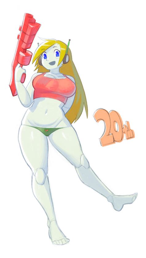 Rule 34 Anniversary Cave Story Crop Top Curly Brace Firearm Full Body
