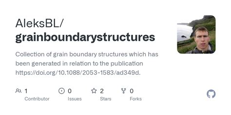 Github Aleksblgrainboundarystructures Collection Of Grain Boundary Structures Which Has Been