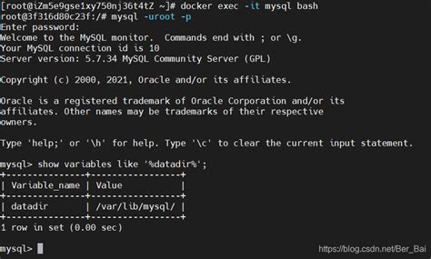 Docker 安装 Mysql 并映射数据库存放路径及配置文件docker安装mysql后日志位置 Csdn博客