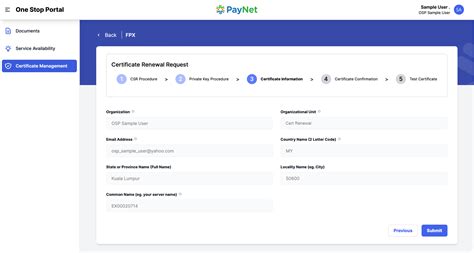 CSR Renewal Process PayNet APIs Documentation