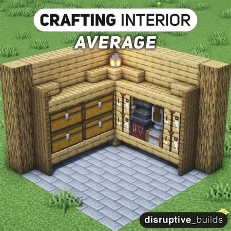 Minecraft Crafting Room Blueprints