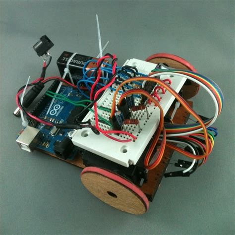 Line Following Arduino Robot By Dan Royer Download Free Stl Model