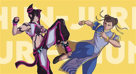 Chun Li And Juri Art By Oltra Oltra22 Rstreetfighter