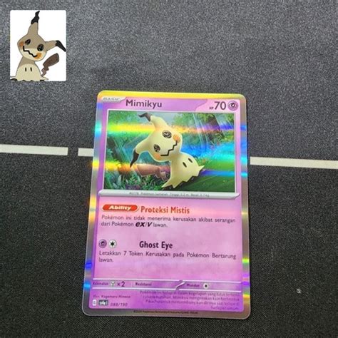 Jual Mimikyu Ability Proteksi Mistis Kartu Pokemon Tcg Indonesia Jakarta Utara Mimikyu