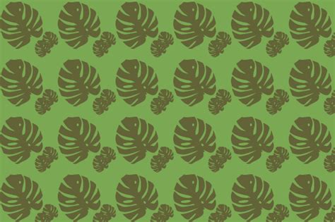 Simple Leaf Pattern Graphic By Rizky Creative · Creative Fabrica