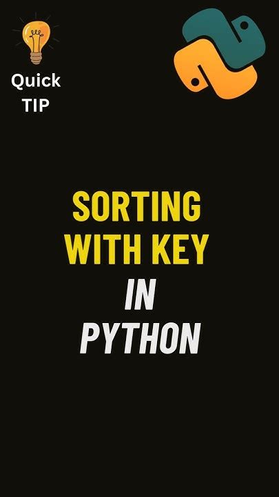 Sorting With Key In Python Pythonprogramming Pythontutorial Youtube