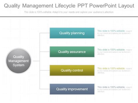 Quality Management Lifecycle Ppt Powerpoint Layout Powerpoint Slide