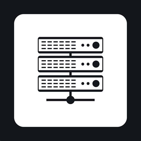 Database Icon Simple Style 14512040 Vector Art At Vecteezy