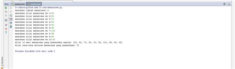 Cara Menghitung Nilai Rata Rata Jumlah Mahasiswa Menggunakan Pemrograman Python