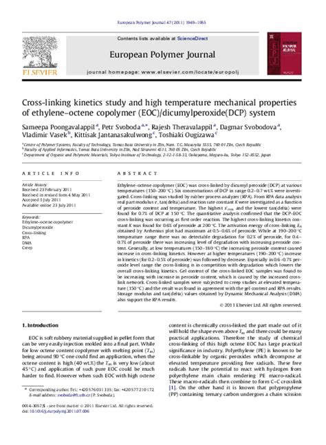 Electron Beam Crosslinked Polyethylene Octene Copolymer The Best