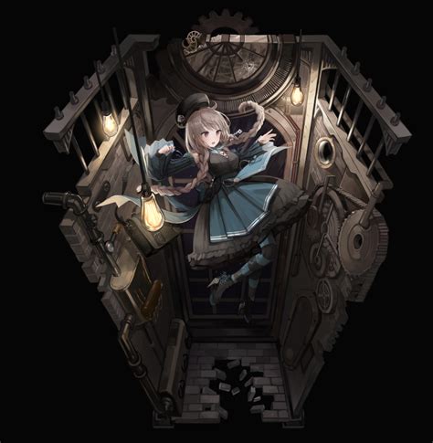 Safebooru 1girl Absurdres Bag Bangs Beret Black Background Black Bag