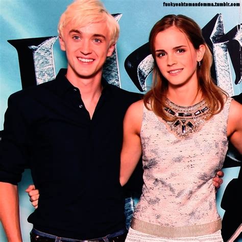 Emma Watson Talks About Kissing Rupert Grint Daniel Radcliffe And Tom Felton Tom Felton