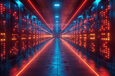 Future Big Data Technology Concept Global Network Business Process Stock Image Image Of