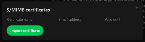 Smime Certificate Modal Add `emptycontent` To Certificate List · Issue 7965 · Nextcloudmail