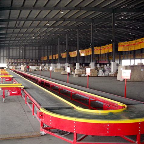 Automatic Conveyor Sorting System For E Commerce Express Logistics Sorting Belt Conveyor