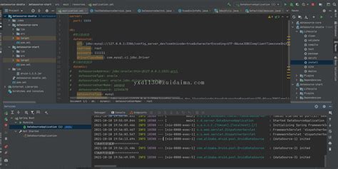 springboot druid 多数据源配置 代码 最代码