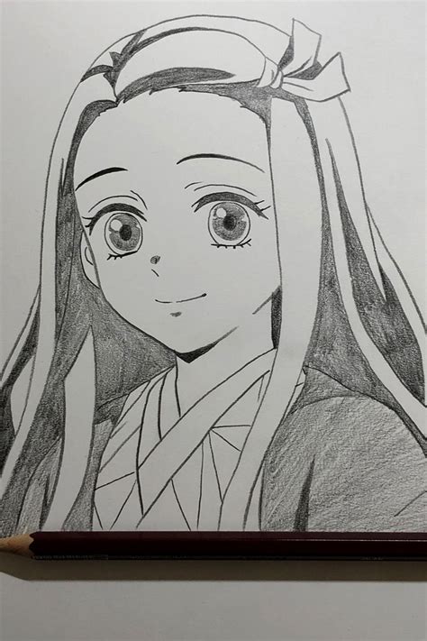 Draw Nezuko Step By Step In Anime Sketch Drawings Anime Drawings