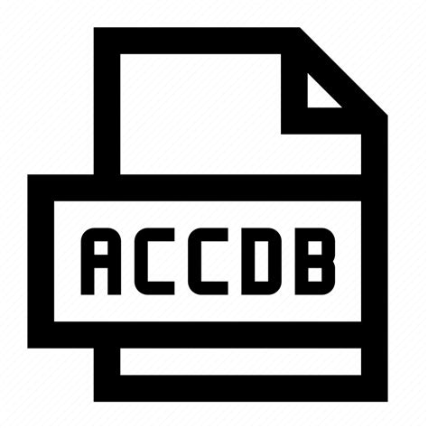 Accdb Database File Format Icon Download On Iconfinder