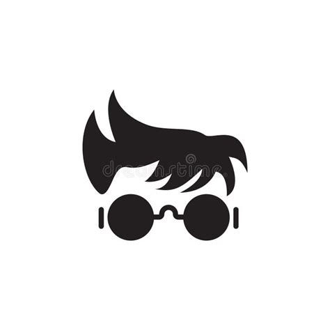 Geek Glasses Graphic Design Template Vector Isolated Stock Vector Illustration Of Logo