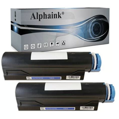 2 Toner Oki B432 Nero Compatibile 12000 Copie