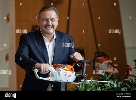 Waiblingen Germany 13th Sep 2023 Michael Traub Ceo Of Stihl Ag Taken After A Press