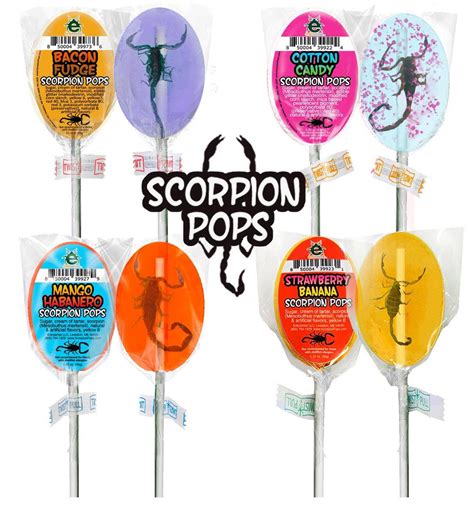Scorpion Pops Delicious Candy With Real Scorpions Inside