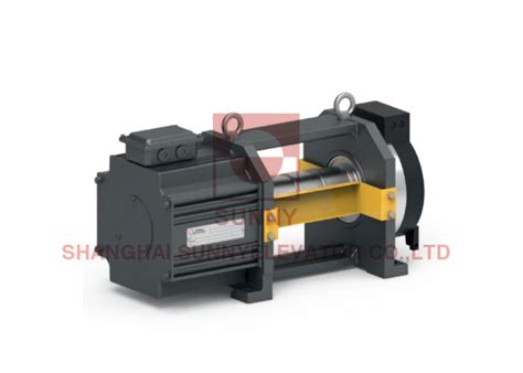 Poles 16 Elevator Gearless Traction Machine Nominal Torque 164nm Short Circuited Torque 180s H