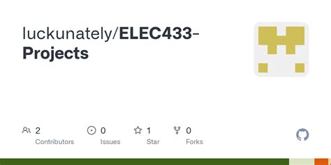 GitHub Luckunately ELEC Projects