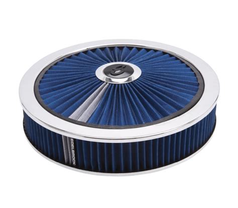 Edelbrock Air Cleaner Pro Flo High Flow Series Round Filtered Top 14in