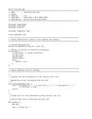 Vector Sorting Cpp CS Txt Vector Sorting Cpp Name VectorSorting Cpp Author