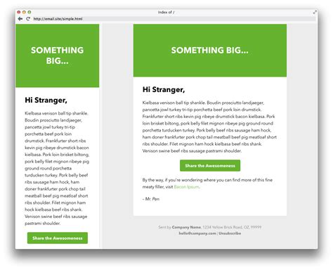 Github Derekpunsalan Responsive Email The Basic Responsive Email Template Artofit