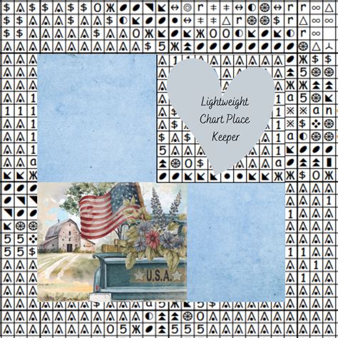 Usa Truck Chart Place Keeper Sweet Autumn Stitch Llc