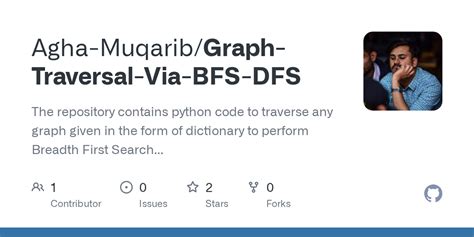 Github Agha Muqaribgraph Traversal Via Bfs Dfs The Repository Contains Python Code To