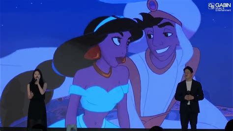 국가기업 행사 1순위 뮤지컬싱어즈 갈라쇼 축하 공연 디즈니 Ost 알라딘 A Whole New World Youtube