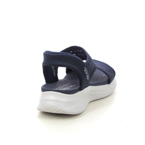 Skechers Ultra Slip Ins Nvy Navy Womens Comfortable Sandals 119805