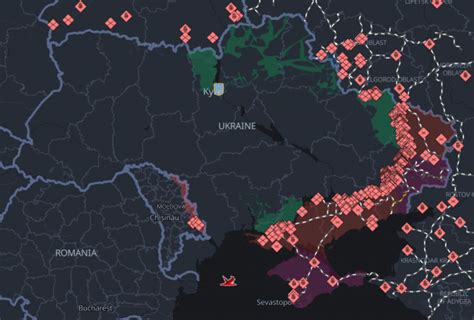 Актуальна карта бойових дій та звільнених територій України