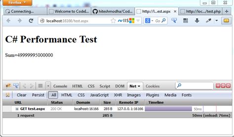 Speed Of Code Execution ASP NET MVC Versus PHP Stack Overflow