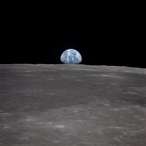 Earth View From Moon Nasa