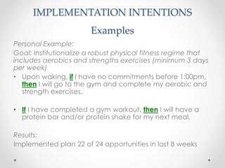 Implementation Intentions PPTX