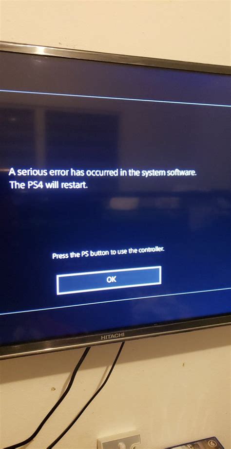 A Serious Error Has Occurred In The System Software Ps4 Reservationwoman