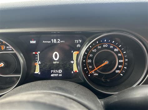 Analog Speedo Wrong Rwrangler