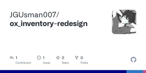 GitHub JGUsman007 Ox Inventory Redesign