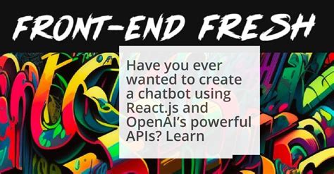 React Jobs On Linkedin Tutorial Building A Simple Chatbot With React And Openai