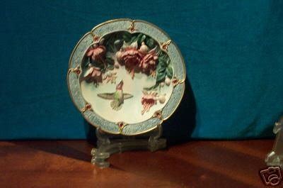 8 Plate Lena Liu Hummingbird Morning Jewels Complete 31477748