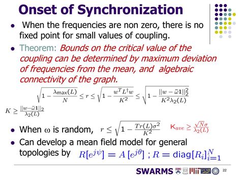 Ppt Distributed Motion Coordination From Swarming To Synchronization Powerpoint Presentation