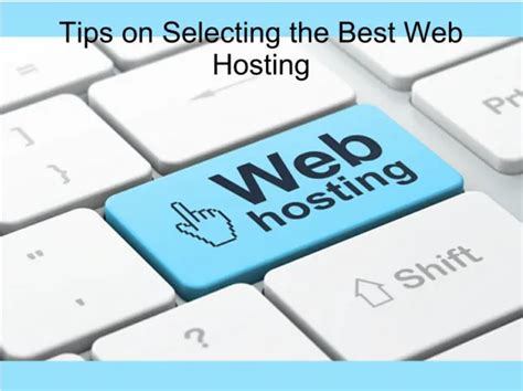 Ppt The Best Shared Web Hosting Tips Powerpoint Presentation Free